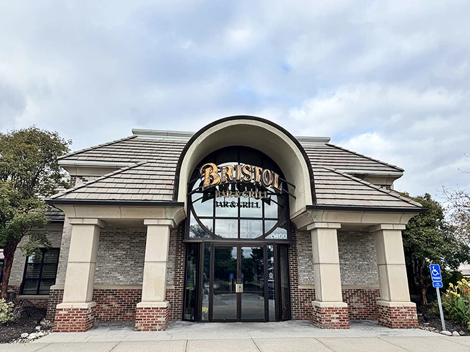 Bristol's exterior screams "classy joint." Expect cloth napkins and possibly a fish fork identification quiz at the door.