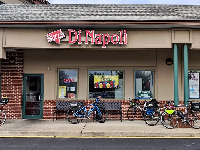 Pizza Di Napoli proves the old adage: the best pizza joints often hide in plain sight, like culinary speakeasies for those in the know.