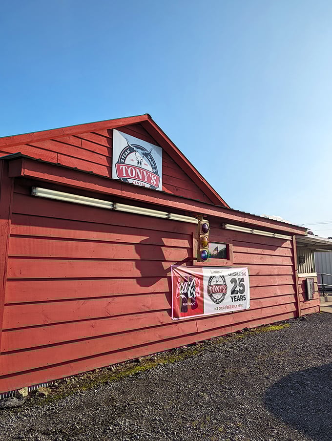 Tony's Steak Barn: Proof that you can't judge a book by its cover – or a steakhouse by its barn. It's like a meaty Narnia inside!