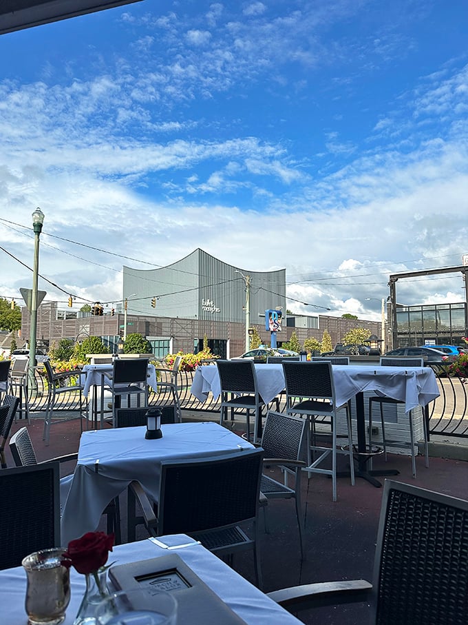 Porch and Parlor: "A feast for the eyes and the palate. The eclectic decor is almost as mouthwatering as the steaks – almost."