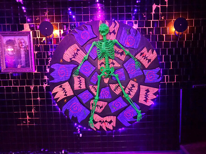 Spin the wheel, tempt fate! This ghoulish roulette adds a thrilling dash of chance to your dining experience. What will you win… or lose?