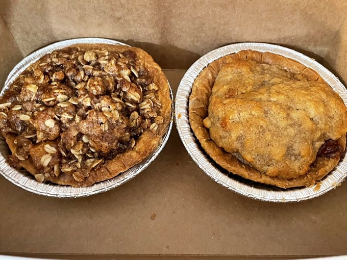 Double trouble never looked so delicious! These pies are the dynamic duo of desserts, ready to save your sweet tooth.