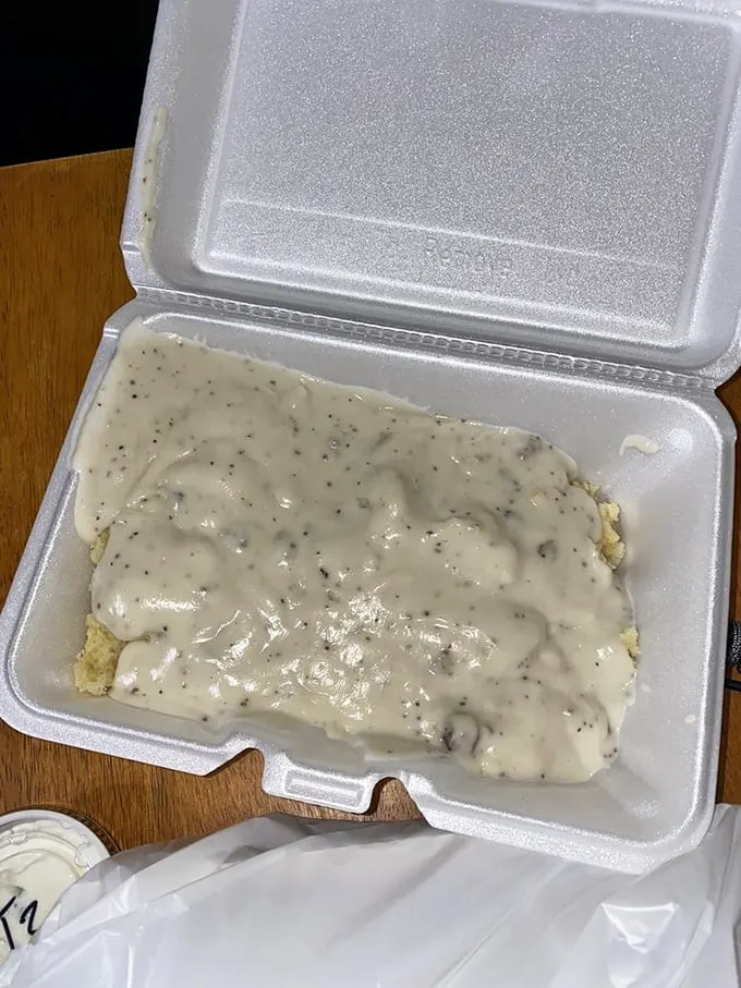 Gravy on the go? It's like they've bottled happiness! This to-go container is the adult equivalent of a juice box – pure joy.