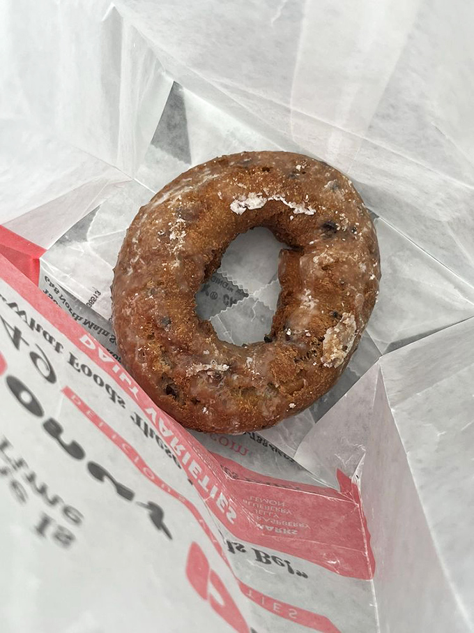 Blueberry bliss in every bite! These cake donuts are so packed with flavor, they might just turn you into Violet Beauregarde – minus the rolling away part.