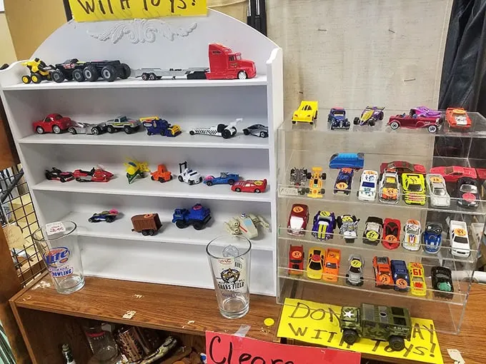 Vrooom into nostalgia! This miniature car collection is like Hot Wheels meet Antiques Roadshow – a playground for the young at heart.