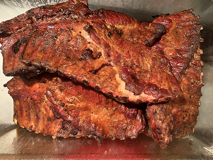 Holy smokes! These ribs look so good, they might just make vegetarians question their life choices.
