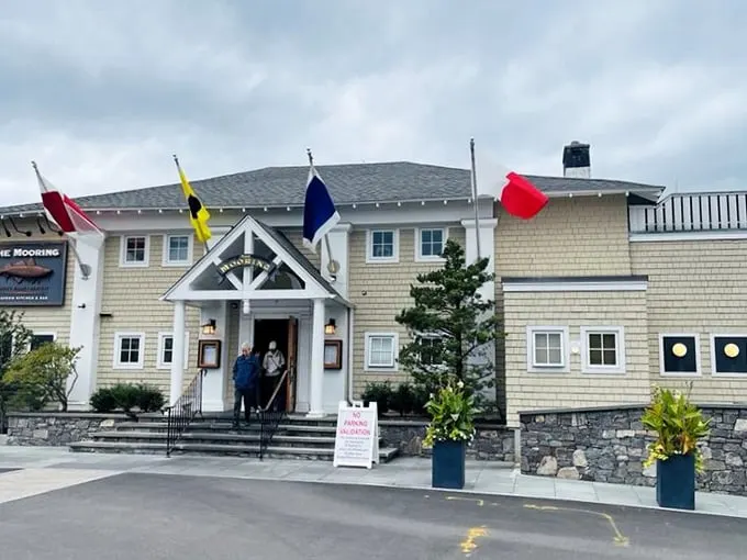 Nautical flags and polished wood? The Mooring is what happens when a ship captain wins the lottery and opens a restaurant!