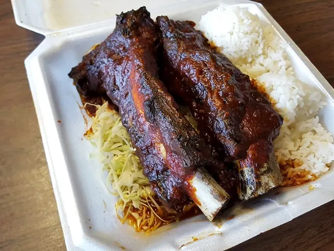 These beef ribs are the Schwarzenegger of barbecue – beefy, imposing, and guaranteed to leave you saying, "I'll be back."