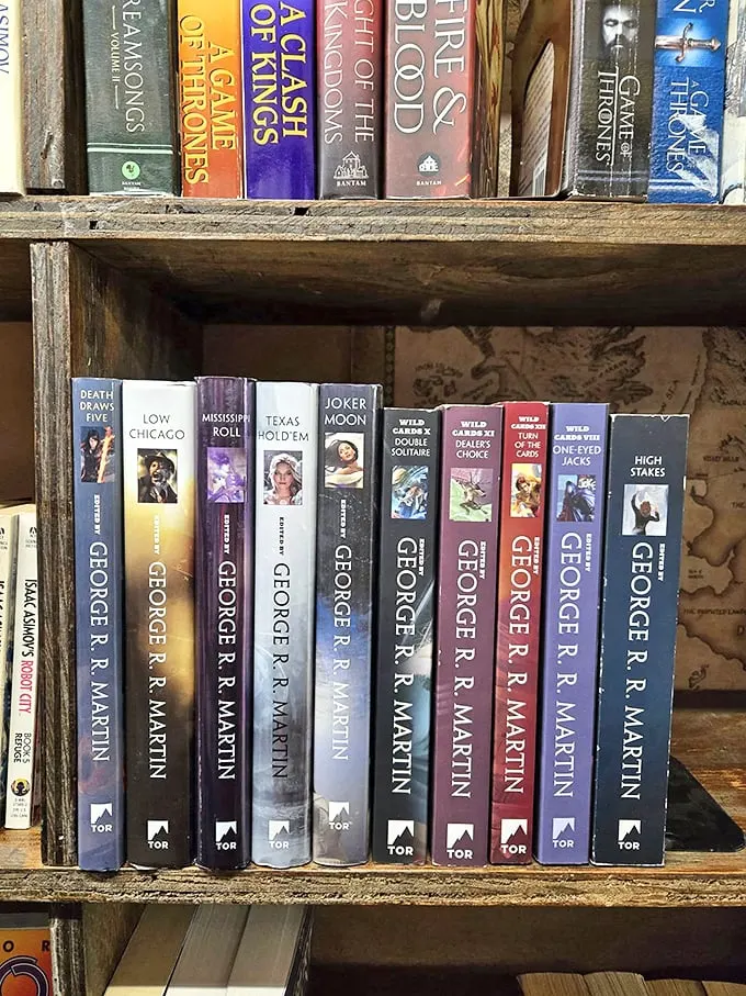 Winter is coming... and so are endless hours of reading! George R.R. Martin's epic tales stand ready to transport you to Westeros.
