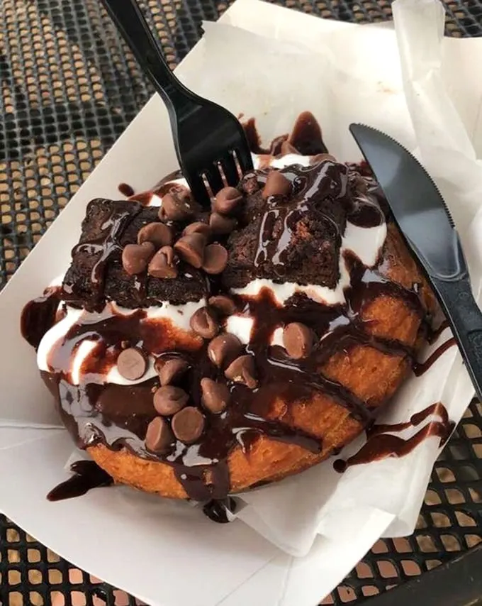 The Heavenly Hash: where chocolate fantasies come true. This donut is so decadent, it might just make you believe in a higher power – of calories.