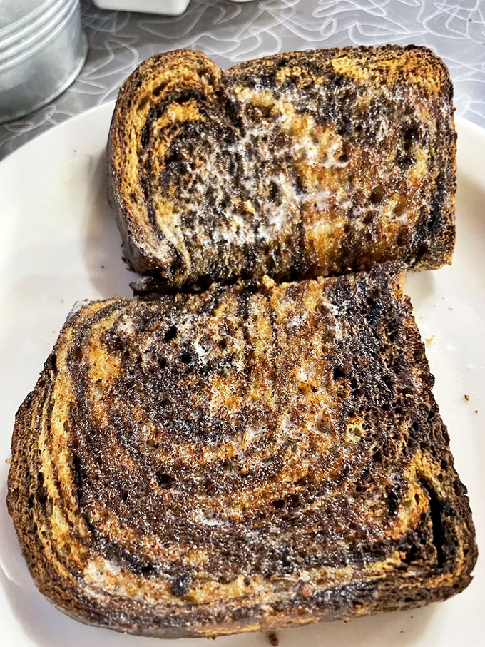Marble rye so perfectly swirled, it's like the bread version of a lava lamp. Groovy and delicious!