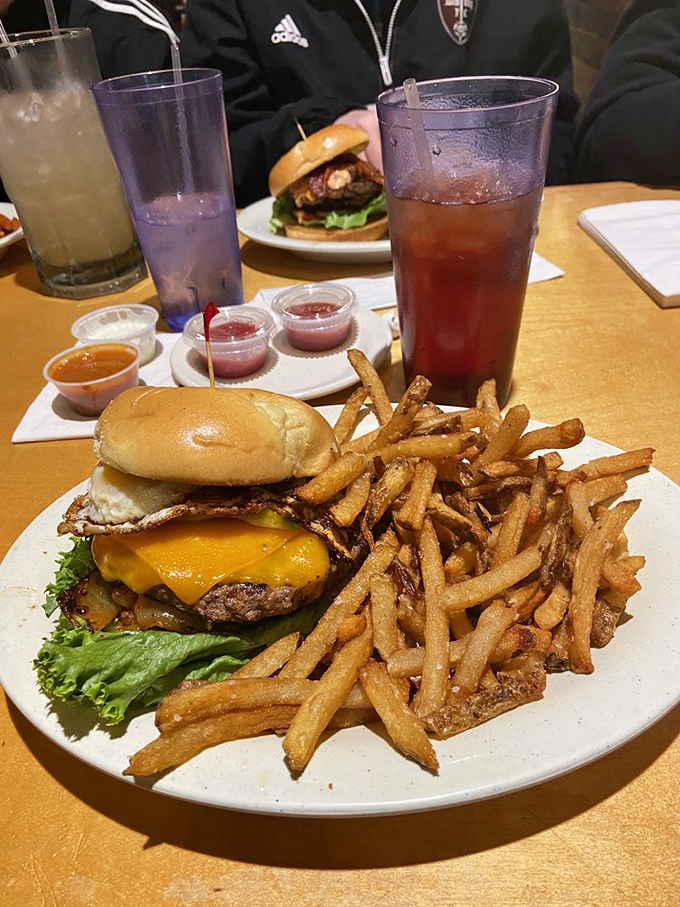 They say Memphis is known for its music, but this burger might just steal the show. It's a flavor symphony that'll have your taste buds dancing to a new beat.