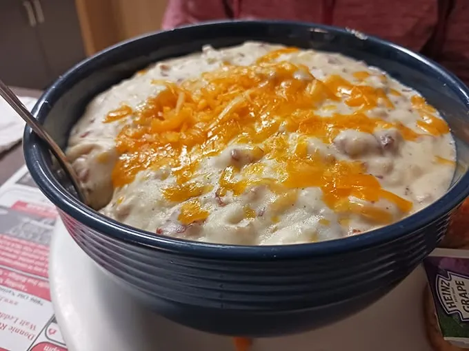 The Ram Skillet: where calories fear to tread. It's a cheesy, gravy-laden mountain that would make even Paul Bunyan say, "Whoa, that's hearty!"