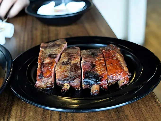 These ribs aren't just fall-off-the-bone tender; they're practically jumping onto your plate with enthusiasm.