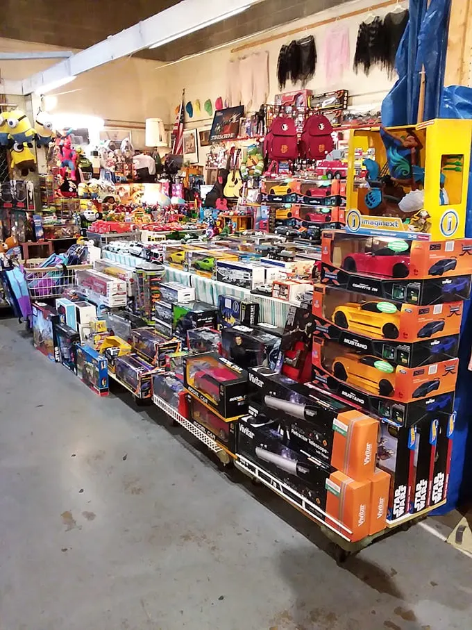 Toy heaven or parent's nightmare? This aisle is where wallets come to cry and inner children come to play.