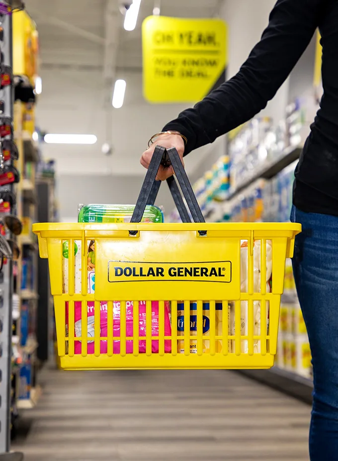 That distinctive yellow basket – the modern-day equivalent of a treasure chest, just waiting to be filled with affordable bounty.