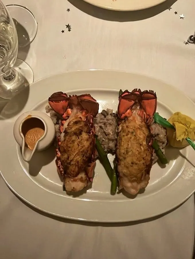 Double the tails, double the fun! These twin lobster tails are like the Olsen twins of the seafood world - iconic and irresistible.