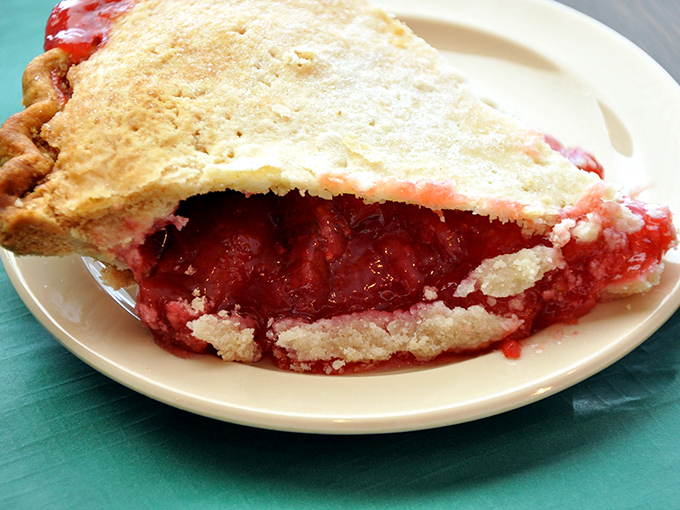 Behold, the cherry pie that launched a thousand forks. One bite of this ruby-red beauty, and you'll be singing sweeter than Don McLean.
