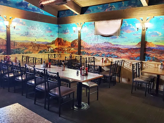 Talk about a wall with a view! Dine amidst vibrant murals that'll transport you south of the border – no passport required.