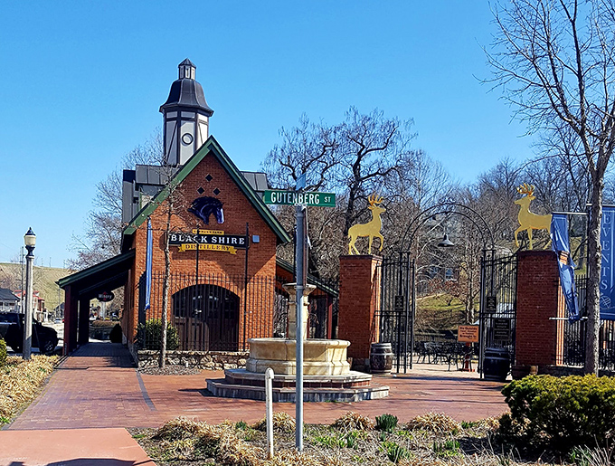 Black Shire Distillery sits at the intersection of Gutenberg Street and "I could use a drink" – its brick charm housing liquid treasures worth the pilgrimage.