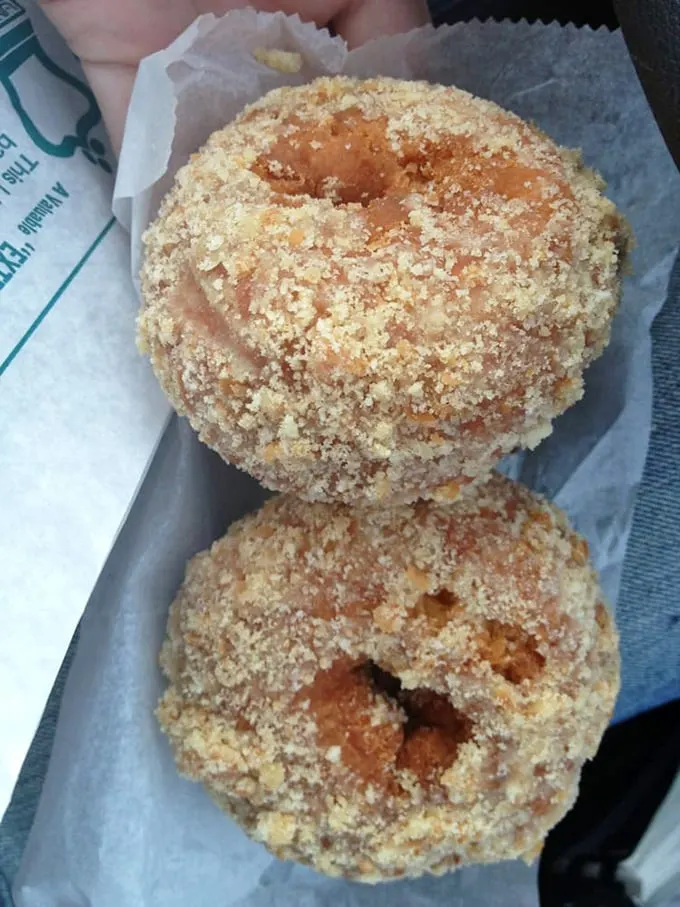 Golden-brown perfection! These butternut donuts are like edible sunshine, ready to brighten your day with their simple, classic charm.