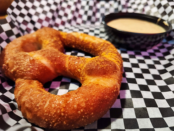 Twisted perfection! This pretzel is so good, it'll have you tied up in knots trying to save room for your burger.