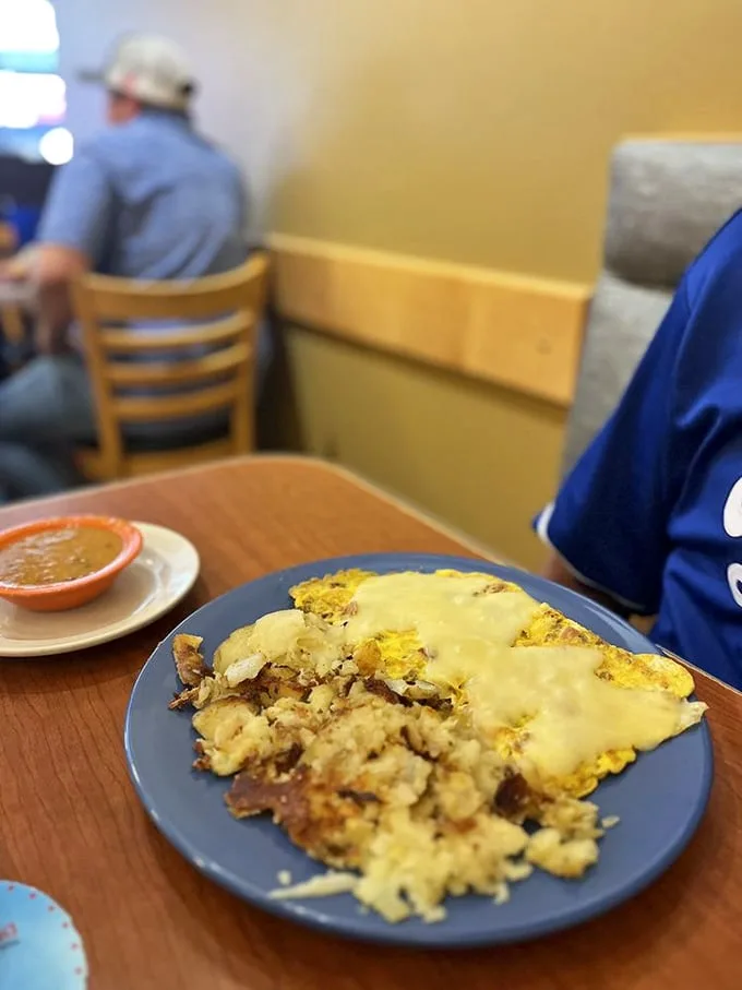 The Supreme Omelet: A fluffy yellow sleeping bag stuffed with enough goodies to make your grandma proud. Nap sold separately.