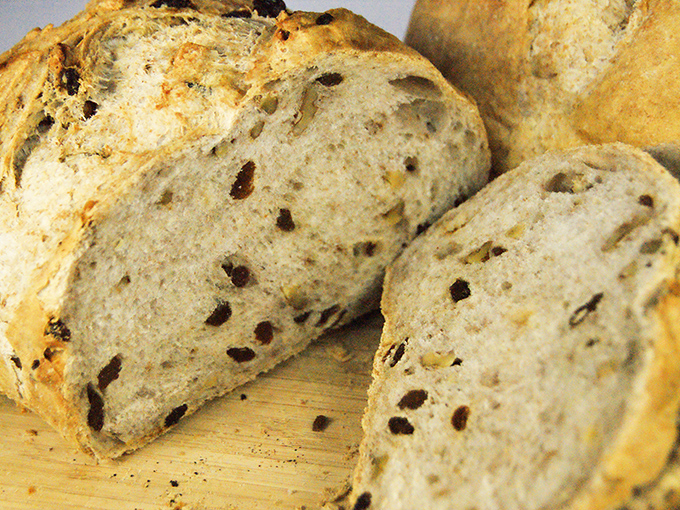 Behold, the holy grail of carbs! This rustic loaf looks like it could star in its own bread-centric remake of "Indiana Jones."