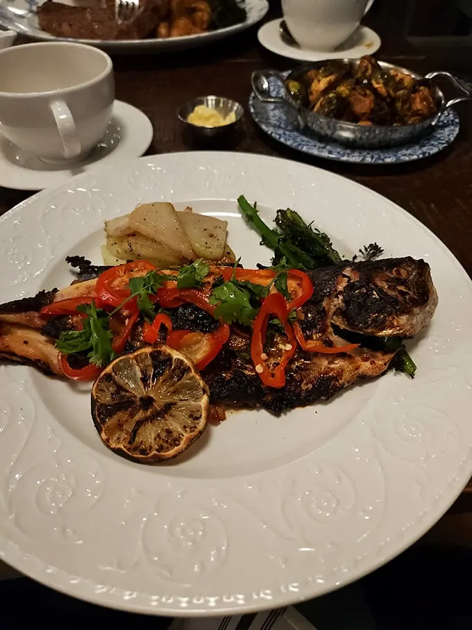 Who needs a trip to the coast? This perfectly grilled fish proves that even landlocked diners can serve up seafood that would make Poseidon himself jealous.