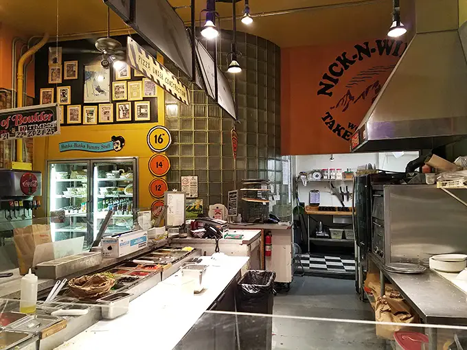 Pizza with a view… of more pizza! Nick-N-Willy's open kitchen lets you watch your pie's journey from dough to delicious.