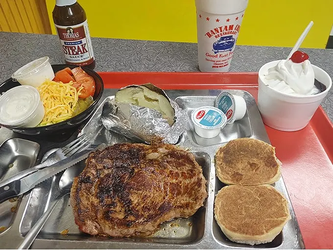 A lunch spread that would make Elvis proud. Just don't try to eat it all in one sitting – we're not responsible for food comas!