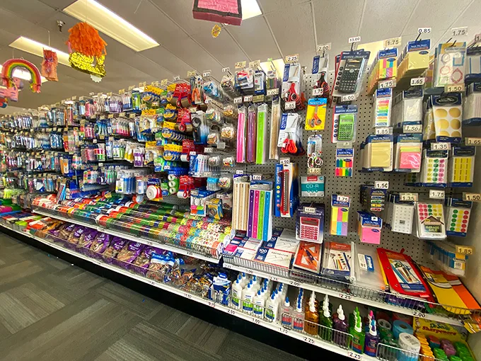 School supply heaven that makes September shopping less traumatic than a grizzly encounter. Teachers and parents, rejoice!