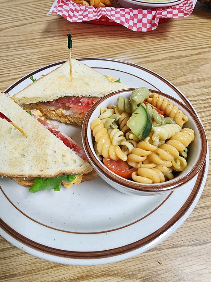Buffalo chicken, you've outdone yourself! This sandwich brings the heat and the sweet, nestled between two perfectly toasted buns. Finger-lickin' good!
