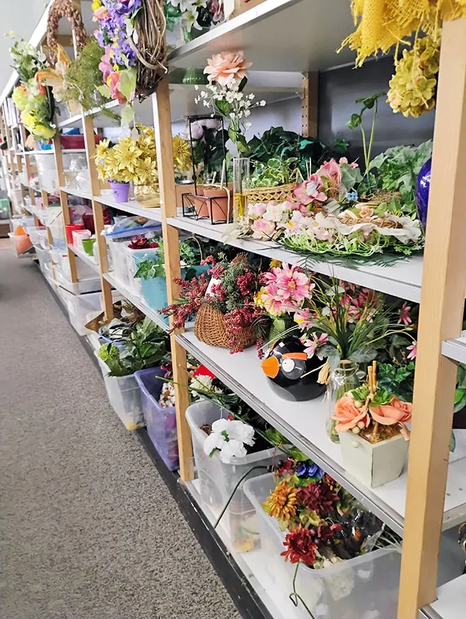 Bloom where you're planted – or pick up some faux flowers to brighten any corner of your home.