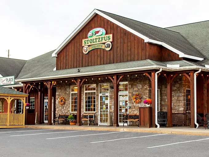 Meat lover's paradise! Stoltzfus Meats is where carnivores come to worship at the altar of perfectly smoked goodness.