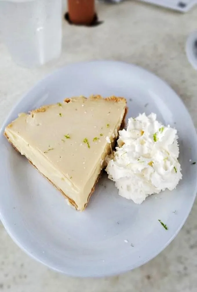 Key lime pie that's zestier than a Florida retiree's wardrobe. One bite and you'll be doing the Key West shuffle!