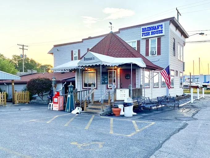 Brennan's Fish House: Where 'grandma's house' meets 'captain's quarters'. It's like stepping into a maritime time capsule... with fantastic food!