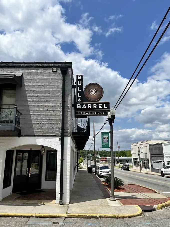 Bull & Barrel Steakhouse: Where urban cowboys meet their meat. This brick-faced beauty serves up steaks that'll have you saying "Yeehaw!" with every bite.