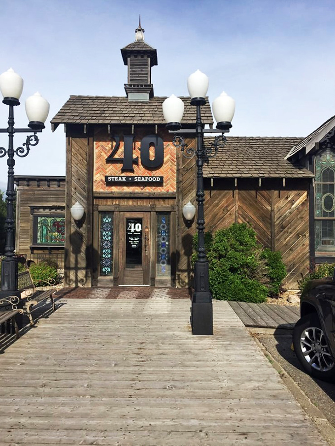 Part Wild West, part fine dining – all delicious. Step into a world where stained glass and succulent steaks live in harmony.
