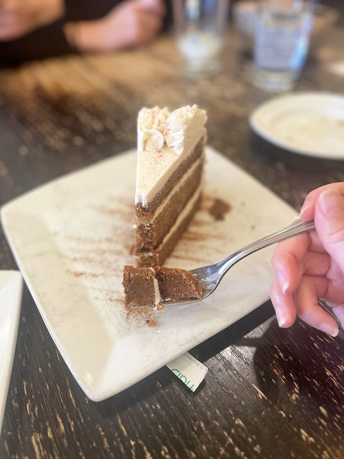 A slice of heaven that proves vegan desserts aren't just "good for being vegan"—they're simply good enough to fight your dining companions for.