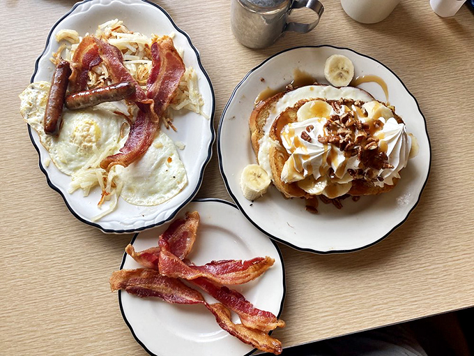 Pancakes so perfectly golden, they could win an Olympic medal. Add some bacon for a breakfast of champions!