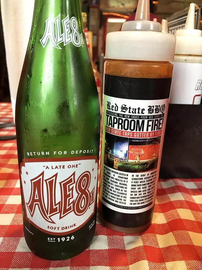 The dynamic duo of Kentucky cuisine! Ale-8-One and house-made BBQ sauce – a pairing so perfect, it could give peanut butter and jelly a run for their money.