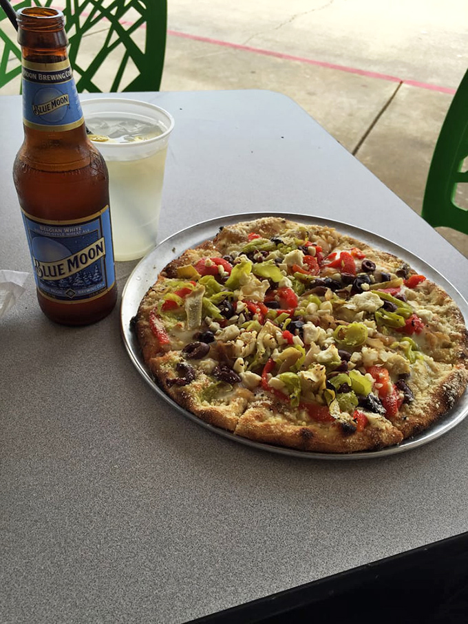 Beer and pizza: A match made in flavor heaven. It's like the universe is giving you a delicious high-five for making excellent life choices.