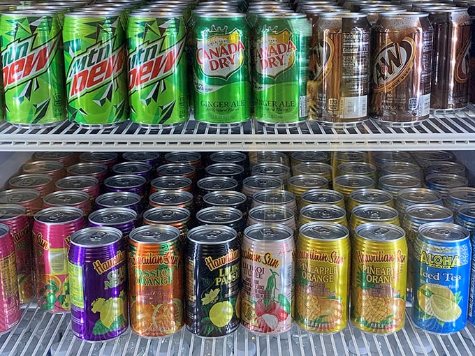 Quench your thirst, island style! This fridge is stocked with enough tropical flavors to make your taste buds do the hula.