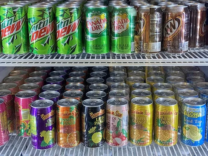 Quench your thirst, island style! This fridge is stocked with enough tropical flavors to make your taste buds do the hula.