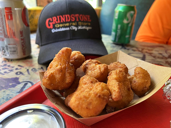 Cauliflower power! These golden nuggets prove that sometimes the best things in life are deep-fried and guilt-free(ish).