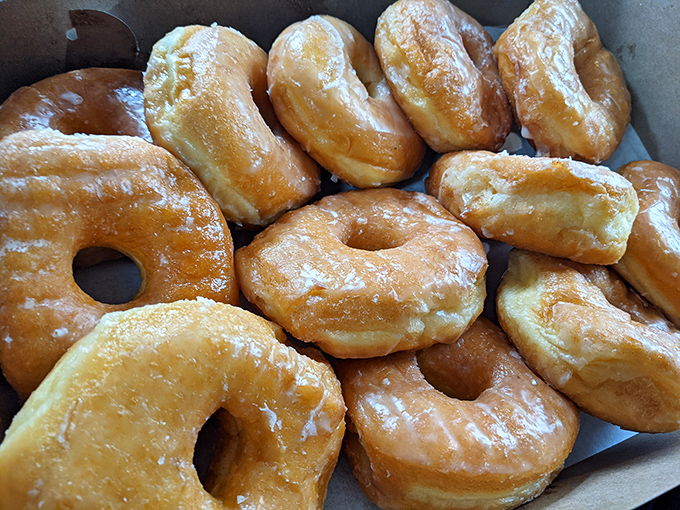 Glazed and confused? Not here! These shiny circles of happiness are ready to brighten your day, one bite at a time.