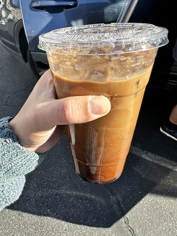 Coffee and donuts, name a more iconic duo. This iced oat milk concoction is the cool sidekick every sweet treat deserves.