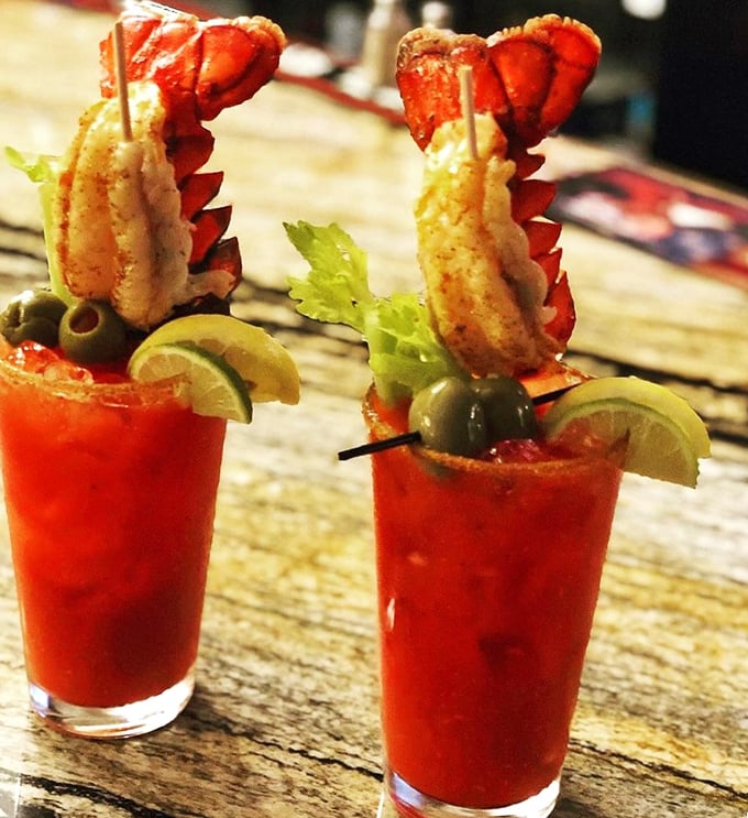 Bloody Marys with a twist—or should we say, a tail? These drinks are giving 'hair of the dog' a whole new meaning.