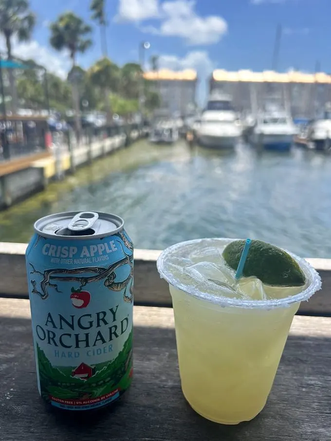 Cocktails with a view? Yes, please! This drink is like Florida sunshine in a glass.